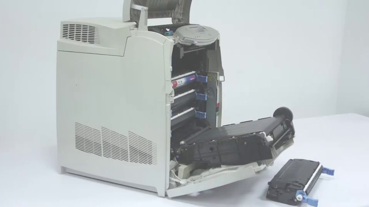 Toner Support for HP Color LaserJet 4700 - YouTube