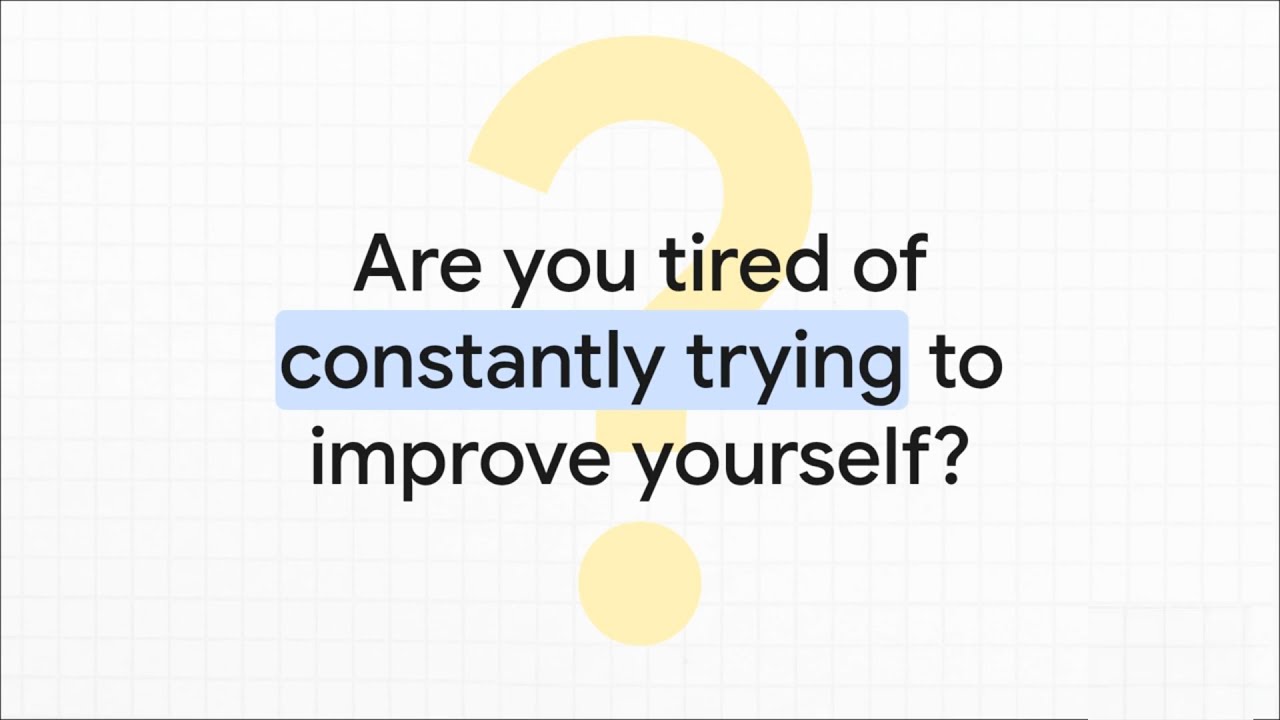 The Paradox of Improvement - YouTube