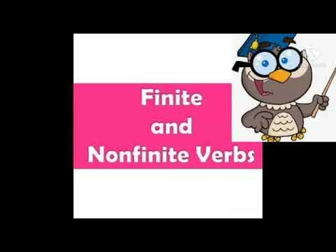 Difference between finite and non finite verb - YouTube