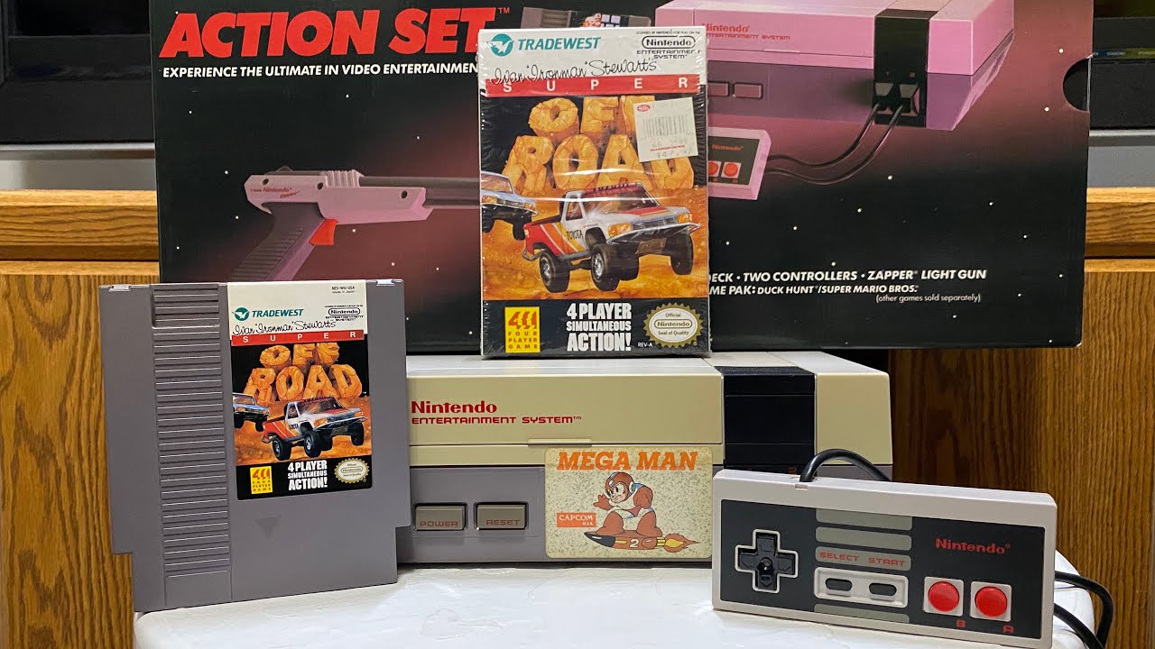Ivan (Ironman) Stewart’s Super Off Road (NES) Game Startup - YouTube