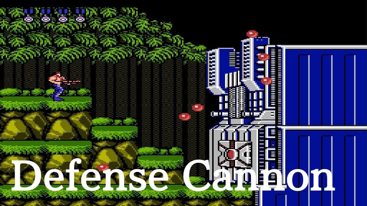 Defense Cannon - Contra Boss Battle - YouTube