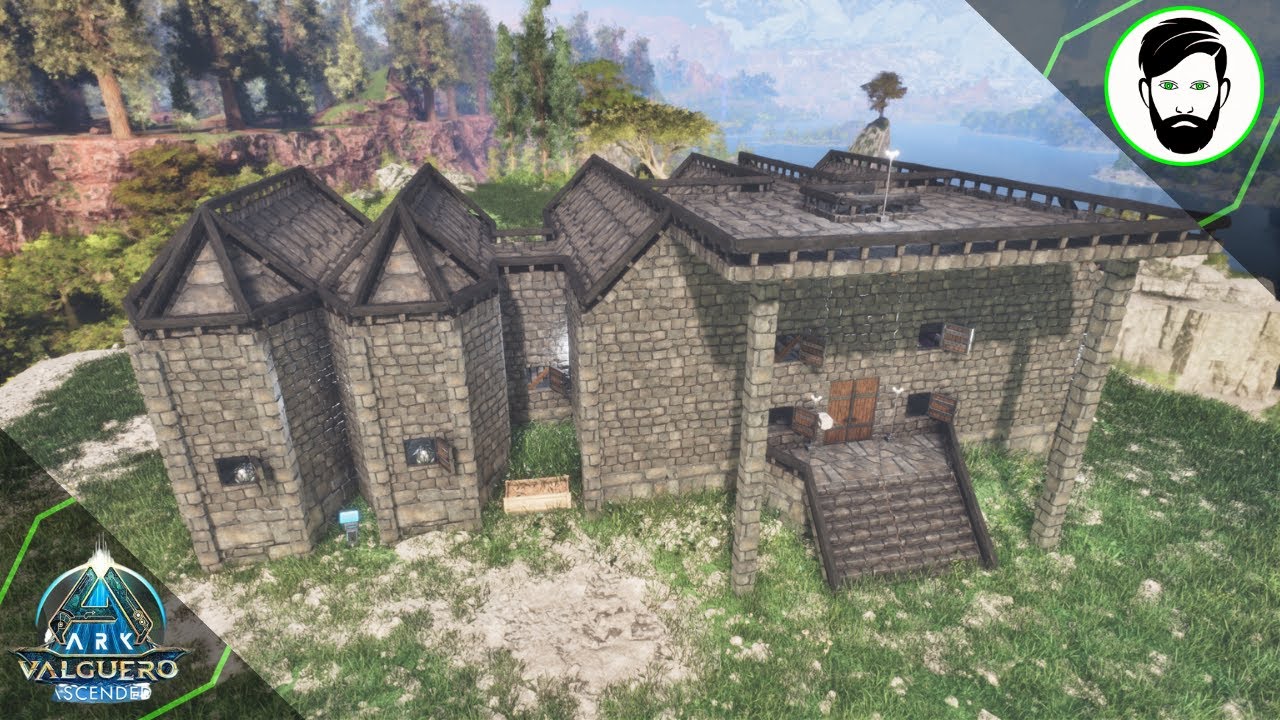 I Build A Gorgeous Base With A Amazing View | Ark : Valguero [ E7 ...