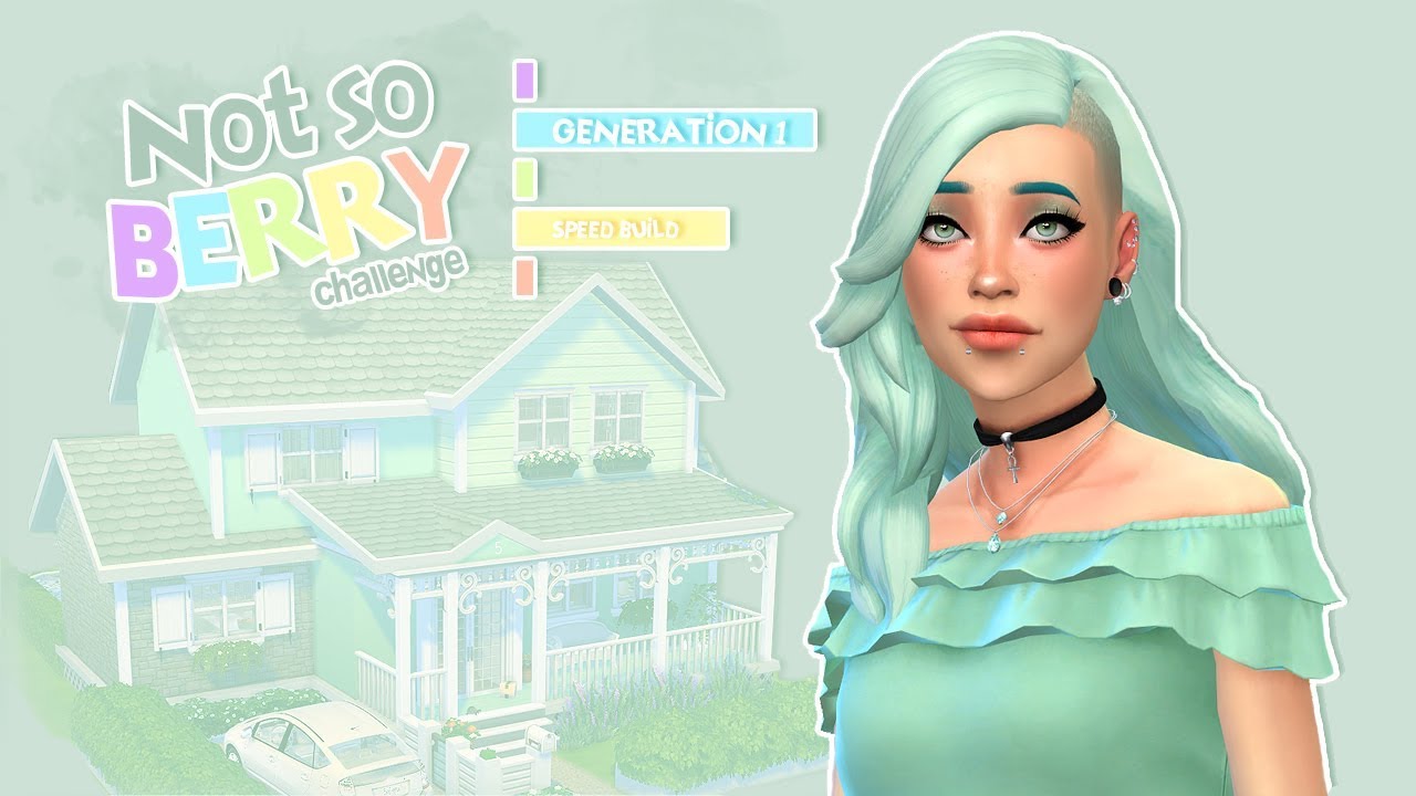 NOT SO BERRY HOUSE #GEN1 Sims 4 || Challenge || Simsbiosis - YouTube