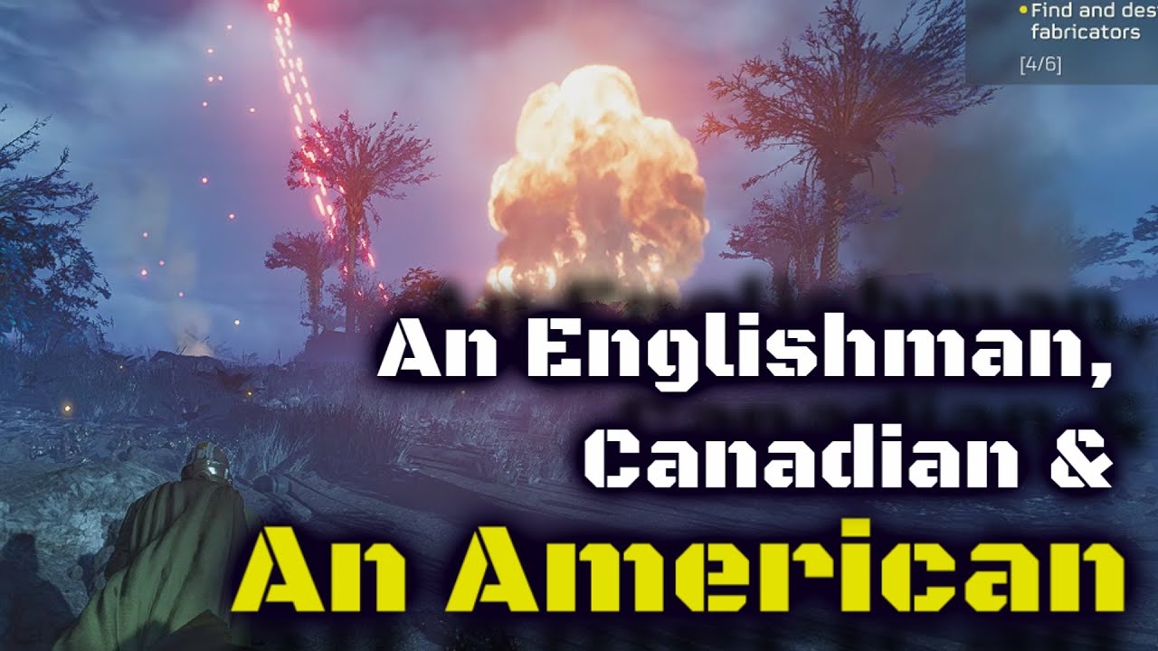 An Englishman, Canadian & American Drop Into Hell - Helldivers 2 - YouTube