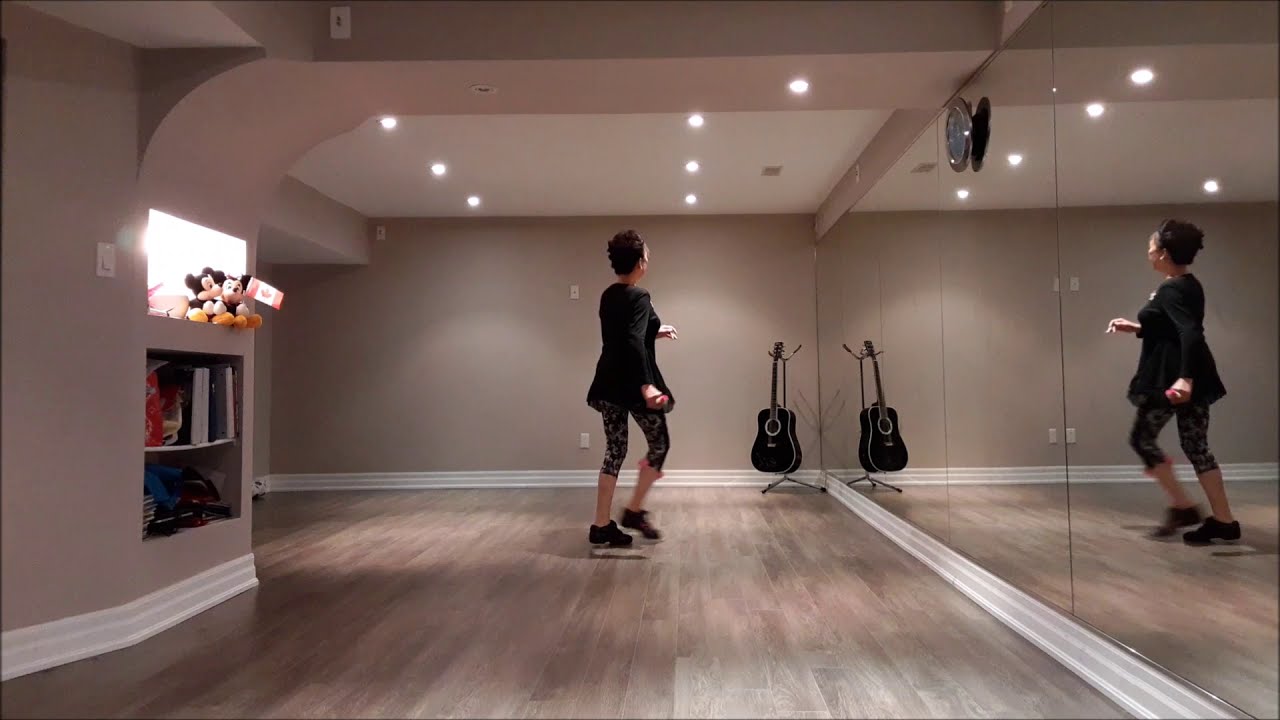 Together In This line dance (dance & teach) - YouTube