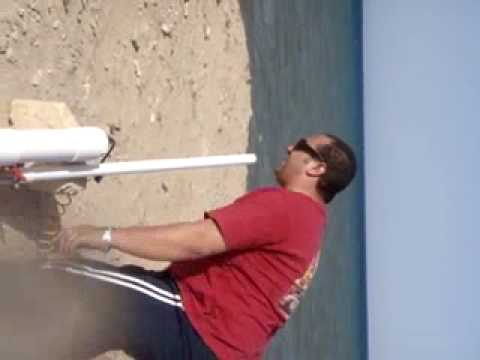 bait launcher \ fishing cannon - YouTube