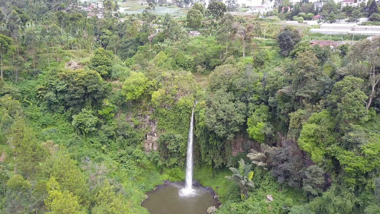 Footage Drone Cinematic Curug Bubrug Cimahi Lembang Tangkuban Perahu ...