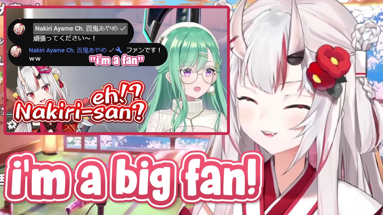 Ayame talks about why she suddenly appeared on Beni-sama's stream ...