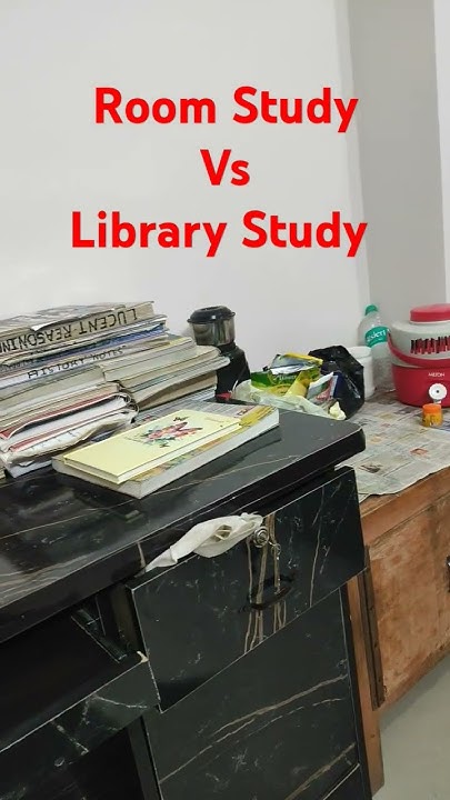 Room Study Vs Library Study 💯 ️🔥 - YouTube