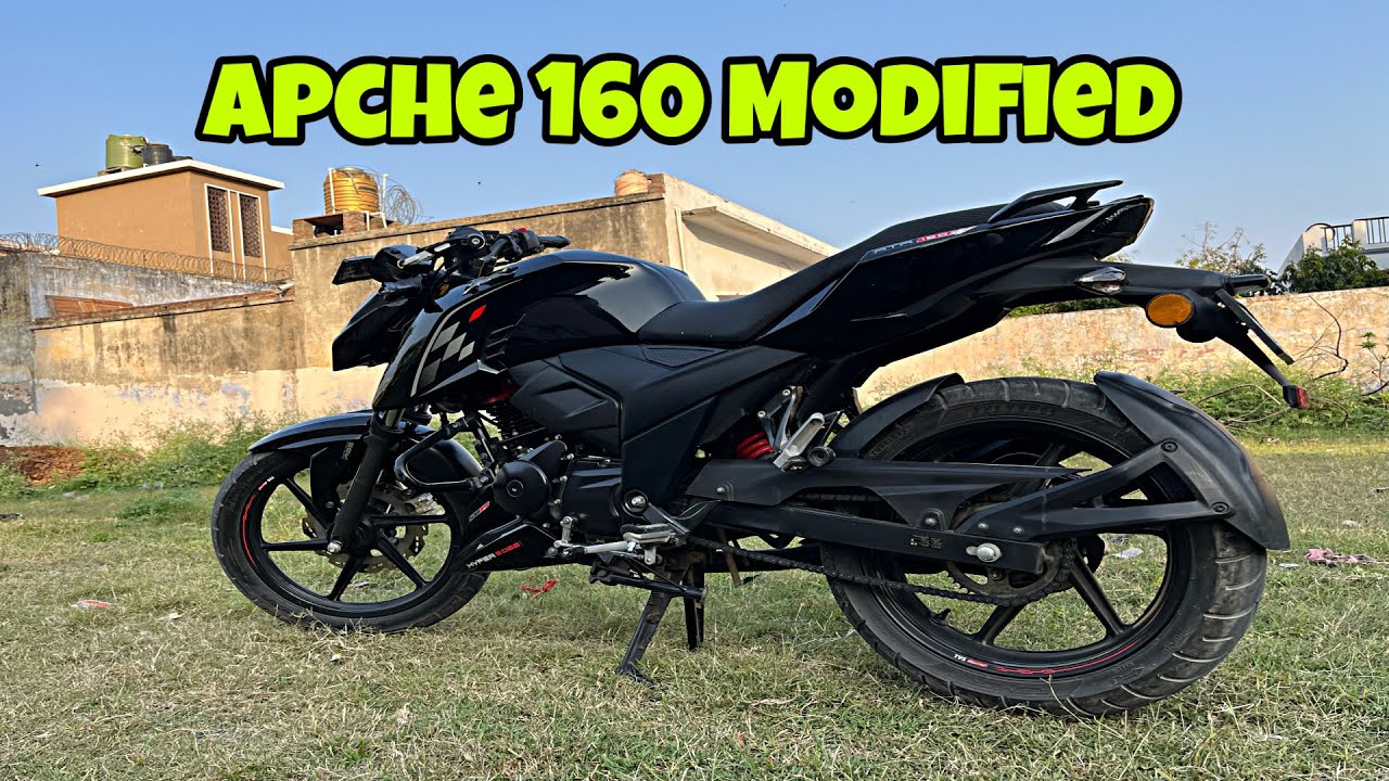 5 cheapest modifications of Apache 160 4v bs6 | apache 160 - YouTube