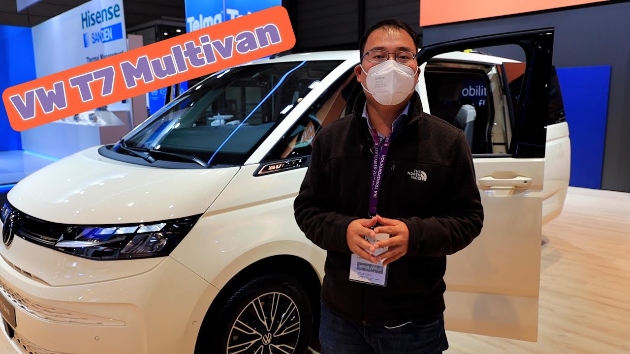 大众 VW T7 Multivan 商务车/MPV 加长版 7座 7-seater long version 5173mm @ 2022 IAA TRANSPORTATION - YouTube