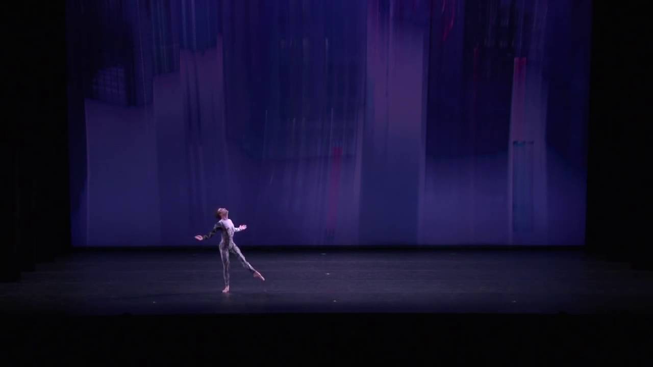 Merce Cunningham Dance Company at BAM: Split Sides (Silas Riener solo) - YouTube