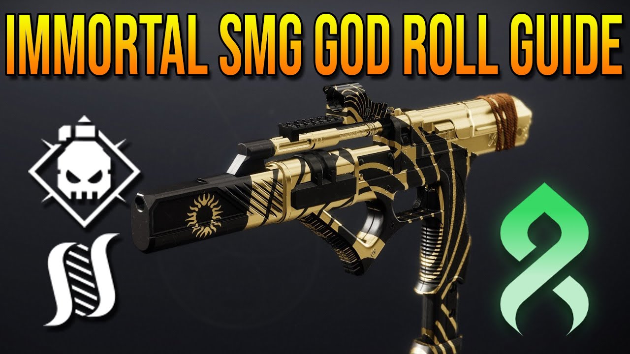 NEW IMMORTAL SMG GOD ROLL GUIDE! BEST WEAPON IN LIGHTFALL (Destiny 2 ...