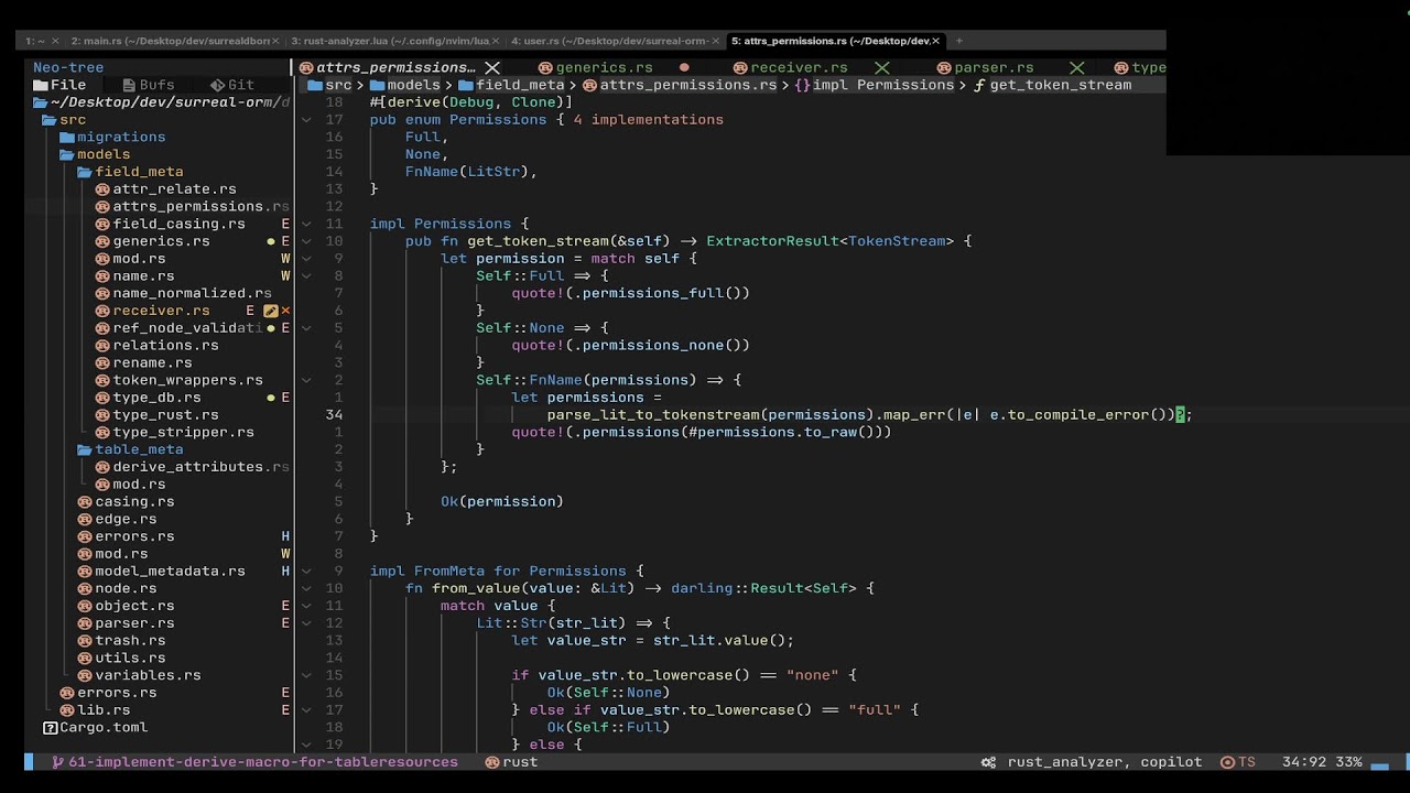 Metaprogramming In Rust Procedural Macros Surreal Orm Refactoring Ep 1 Youtube