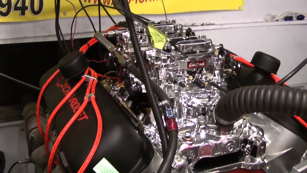 454 BBC Crate Engine With Dual Quads YouTube