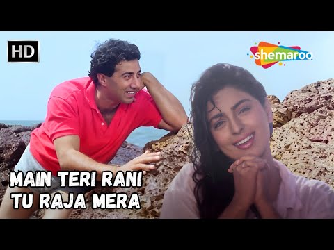 Main Teri Rani Tu Raja Mera | Sunny Deol, Juhi Chawla | Kumar Sanu Super Hit Love Songs | Lootere