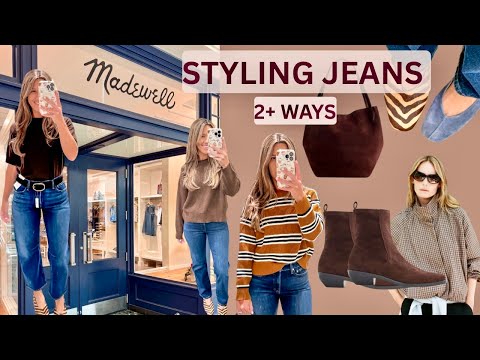 MADEWELL SHOPPING VLOG 🍂 Styling Jeans Multiple Ways + Fall Try-Ons
