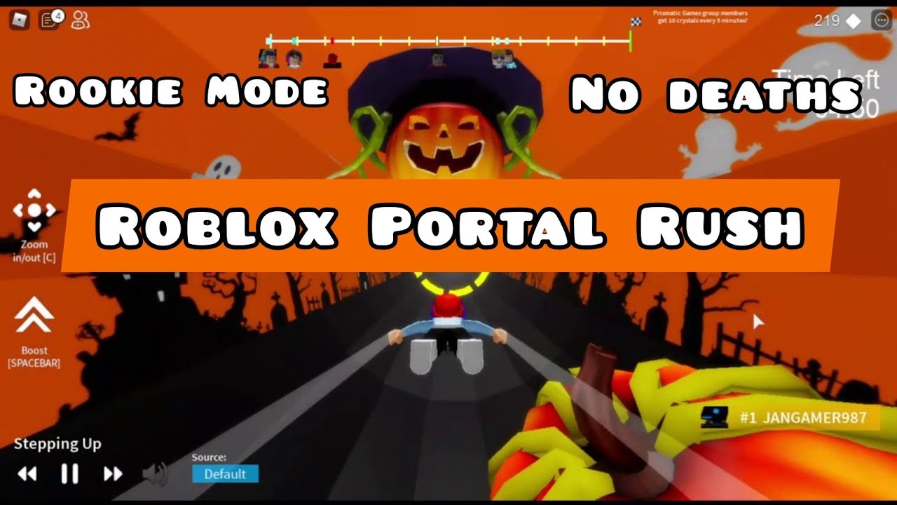 ROBLOX Portal Rush Rookie Mode | No Deaths - YouTube