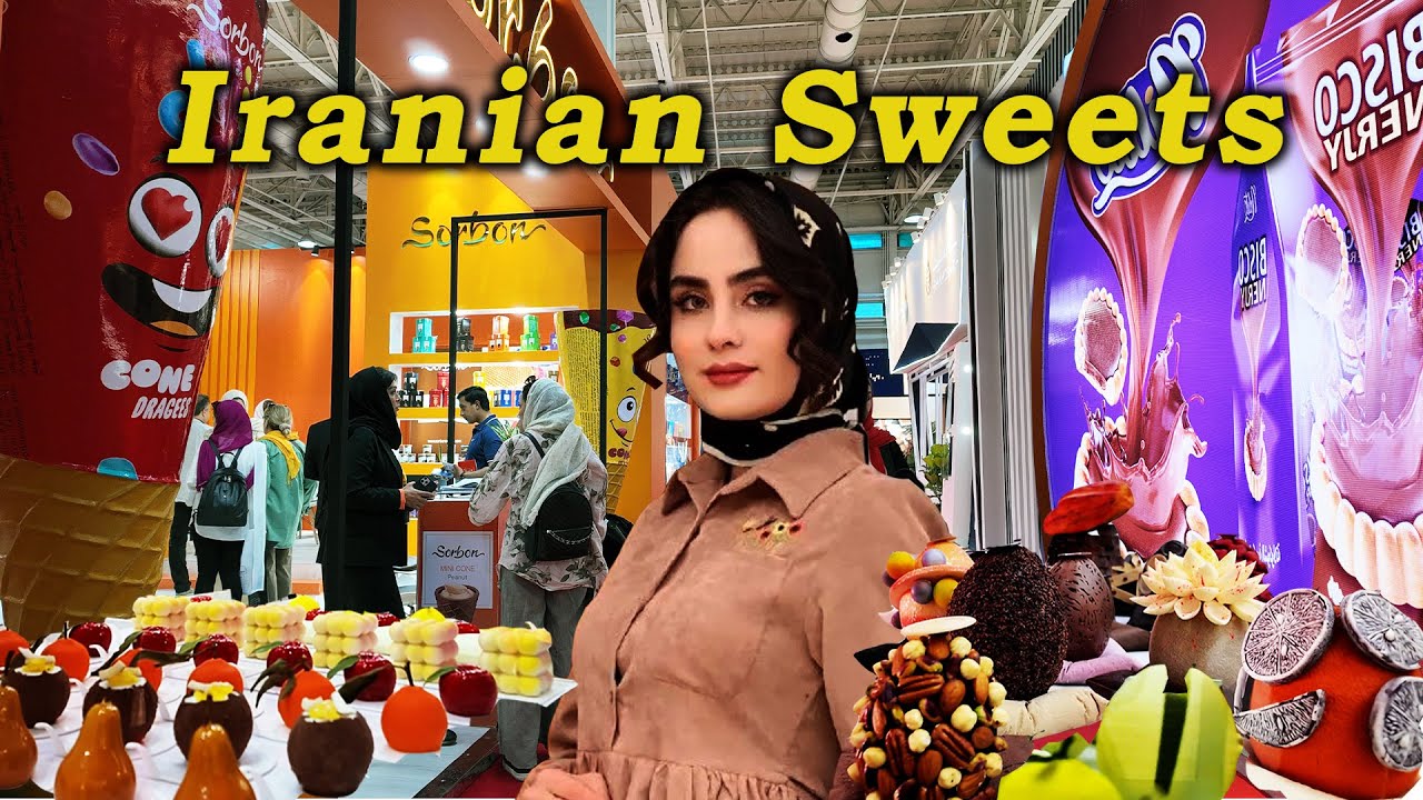 IRAN 🇮🇷 Amazing Exhibition of Persian Sweet and Biscuit in Tehran🍰 Food ...