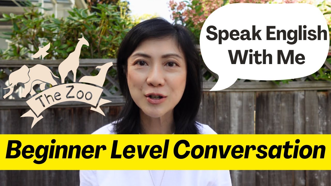 Speak English With Me | Beginner Level Conversation Practice - YouTube