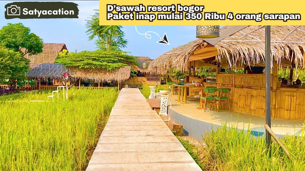 Promo menginap mulai 350 Ribuan ⁉️ || D’sawah Resort Bogor - YouTube
