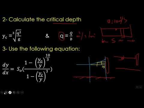 Lec 10 part 2 Gradually varied flow (hydraulics) - YouTube