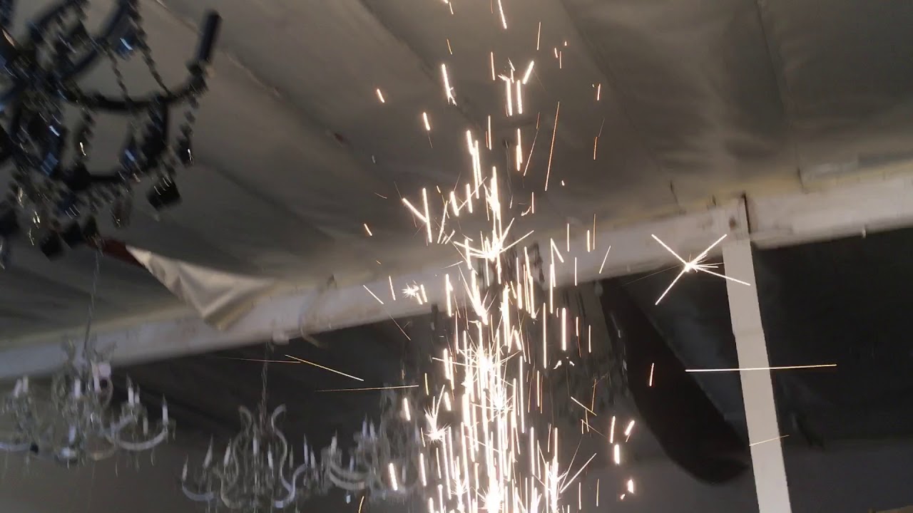 Non-Pyrotech indoor Sparkler Sparkular machine rental in LA, OC + Los ...