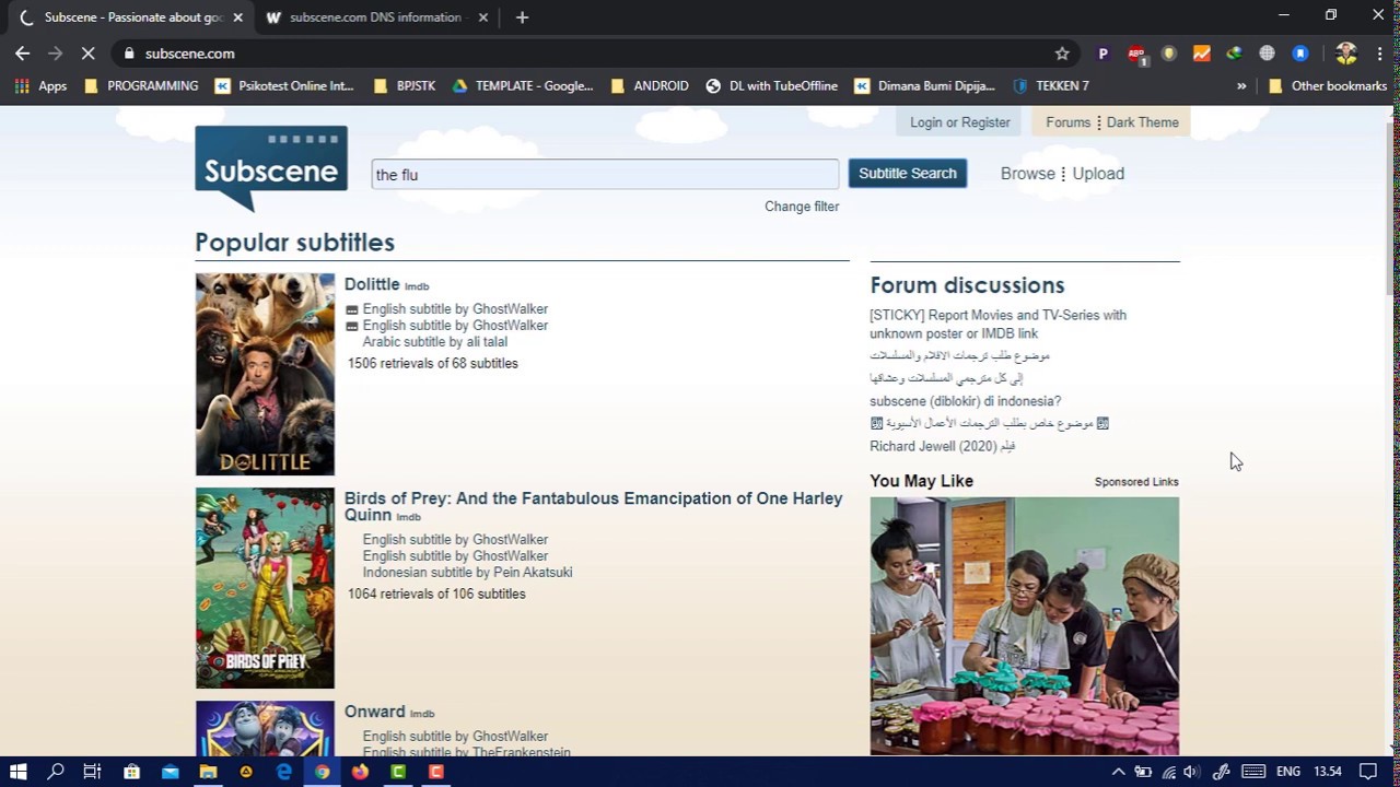 MEMBUKA BLOKIR SUBSCENE - YouTube