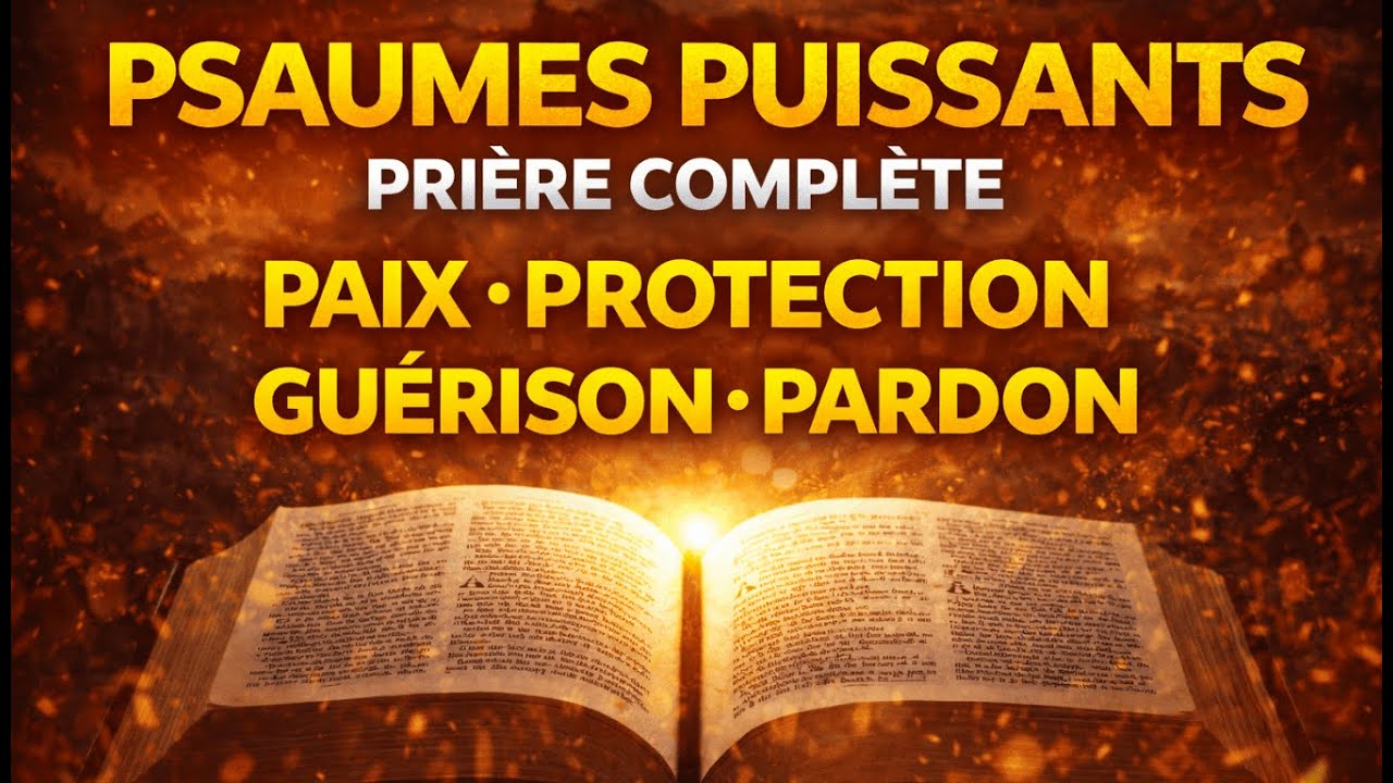 Psaumes puissants – Prière complète pour paix, protection, guérison et ...