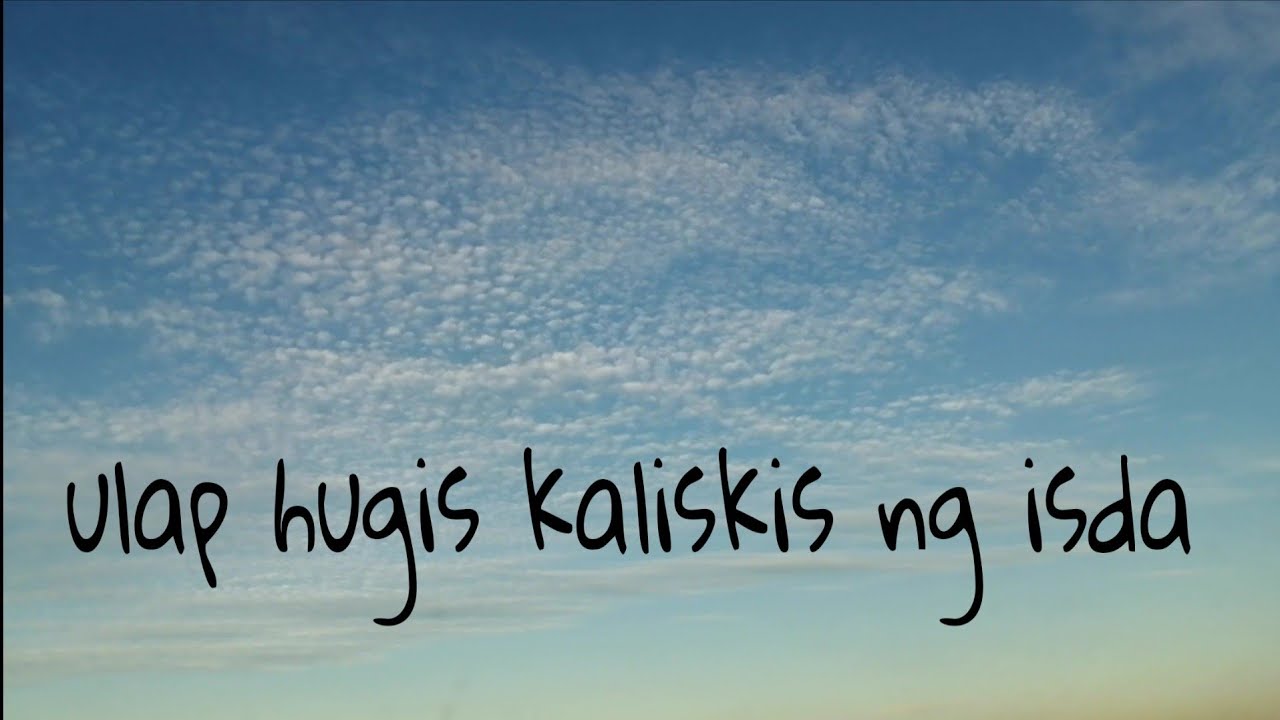 Ulap na hugis kaliskis ng isda/beautiful clouds formed fish scales ...