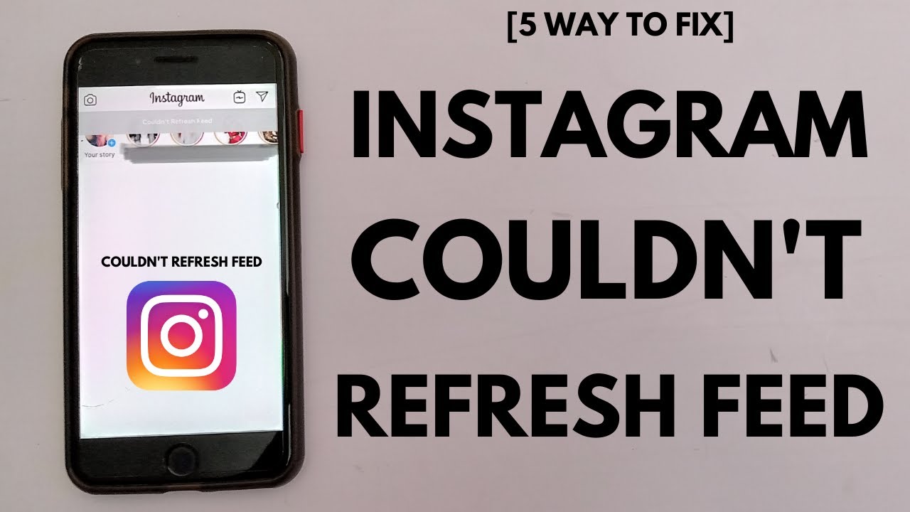 How to Fix Couldn't Refresh Feed On Instagram - YouTube