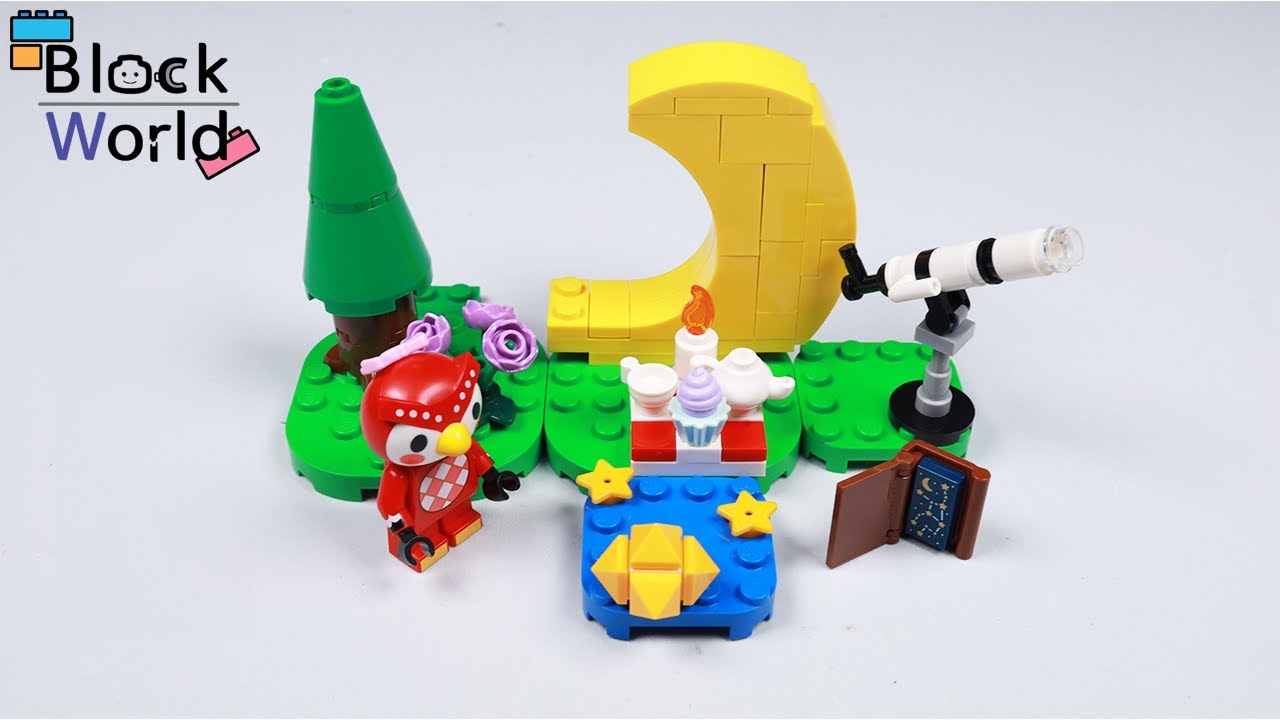 Lego Animal Crossing 77053 Stargazing with Celeste speed build - YouTube