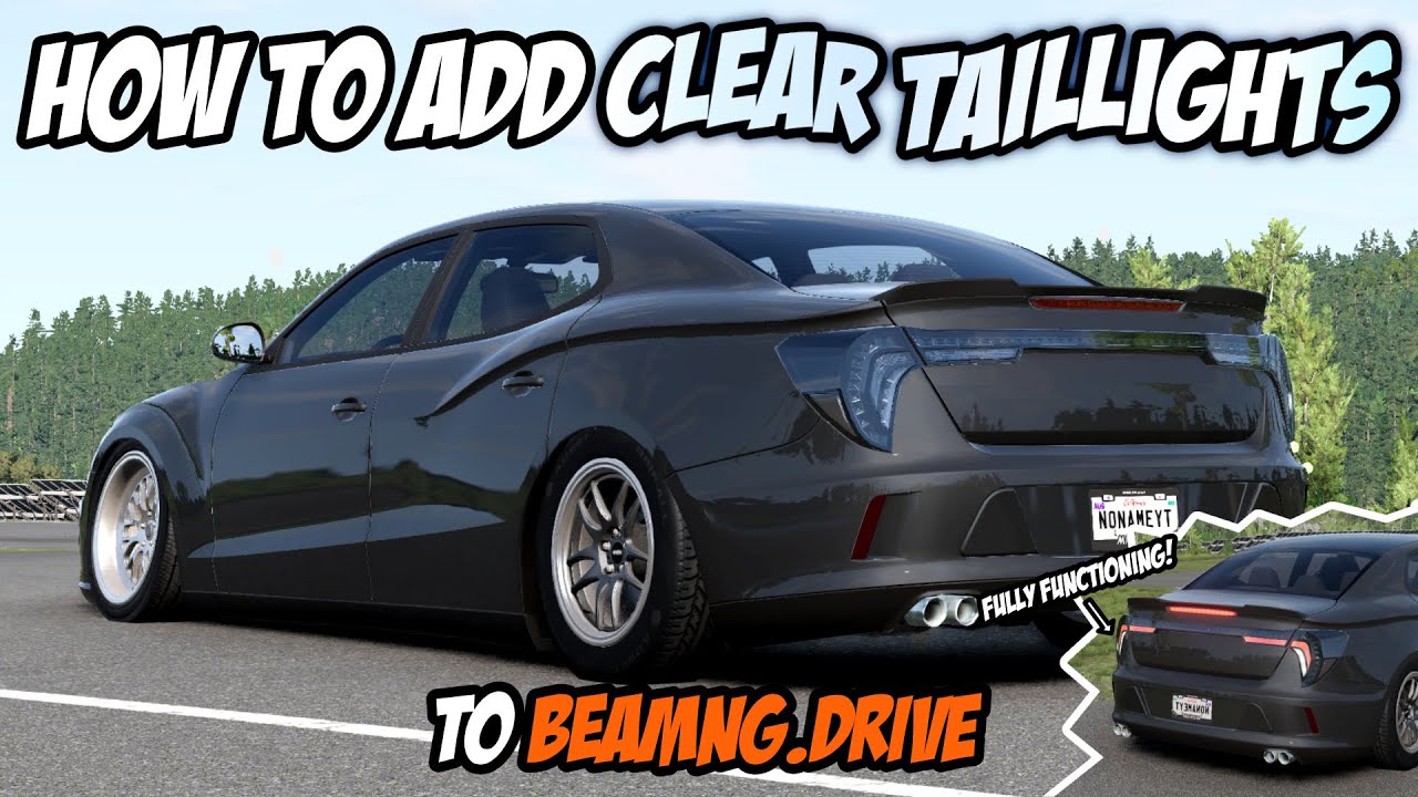 How to Add CLEAR TAILLIGHTS to BeamNG.drive!! (Easy Tutorial!) - YouTube