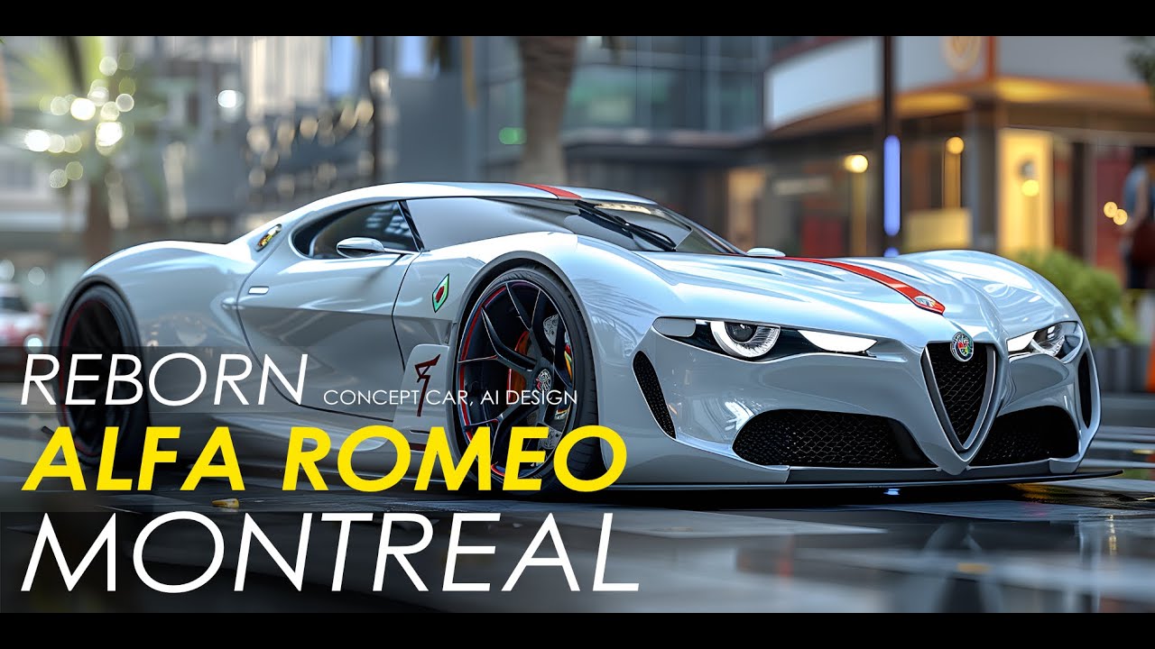 Alfa Romeo Montreal Reborn Concept Car, AI Design - YouTube