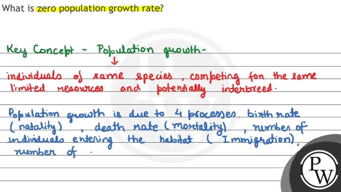 Zero Population Growth Definition