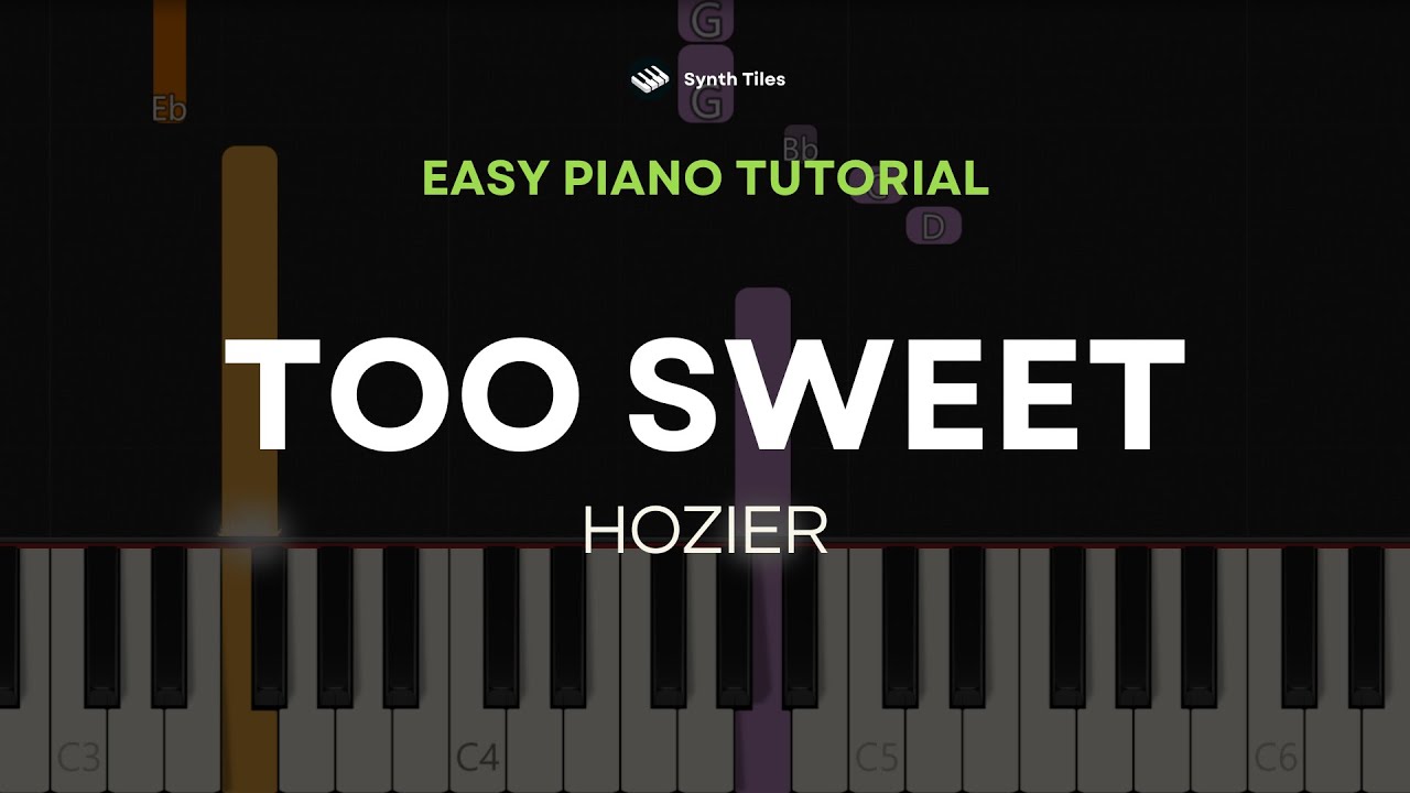 Too Sweet (Hozier) | EASY Piano Tutorial by ST - YouTube