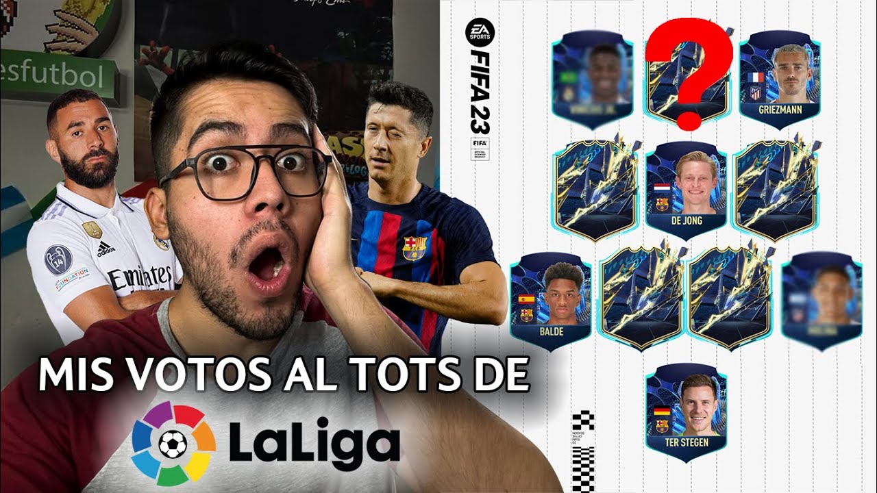 ¿BENZEMA o LEWANDOWSKI? | Mi votación a los TOTS de LALIGA en FIFA 23 ...
