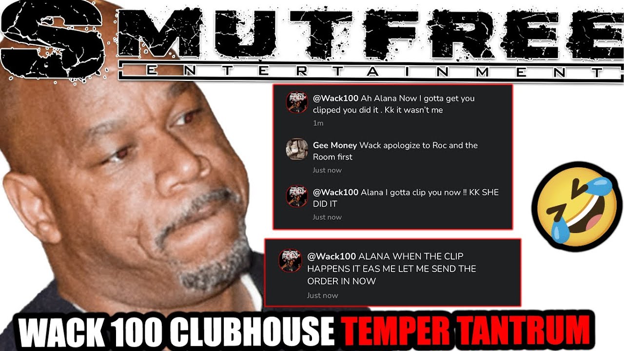 Wack100 throws a TEMPER TANTRUM & Packed Up By SmutFreeTV 😂 - YouTube