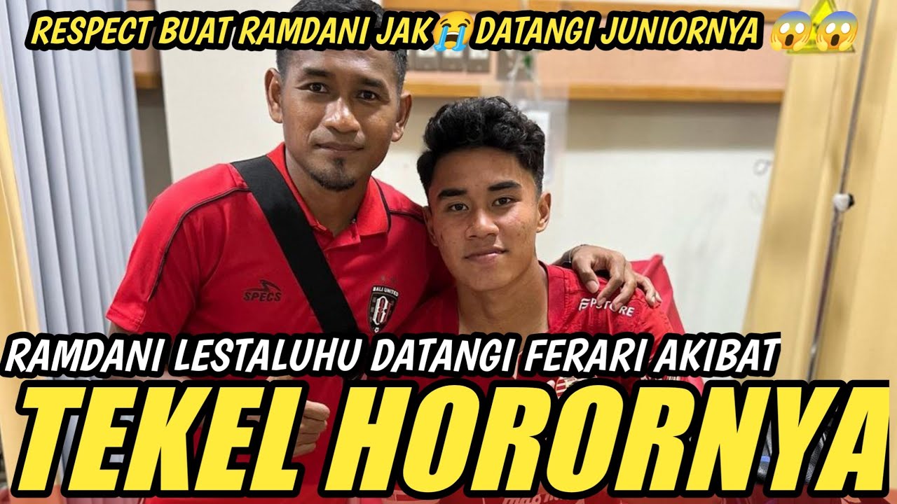 Berita persija hari ini RESPECT JAK😱ramdani temui ferari usai tekel horornya pada laga vs ...