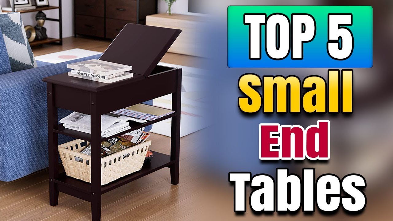 Best Small end tables for living room - YouTube