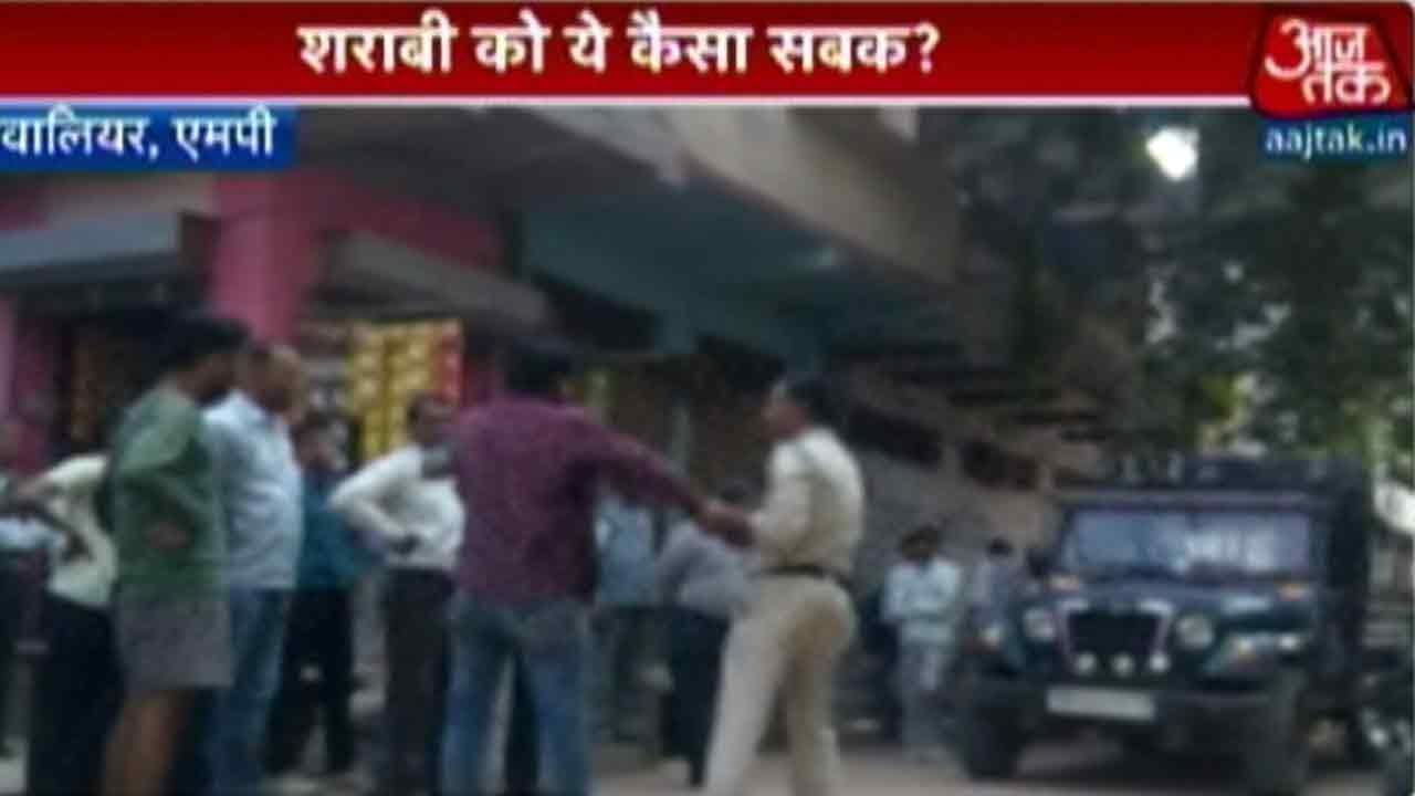 Caught On Camera: Police Beat Up Drunk Man In Public - YouTube