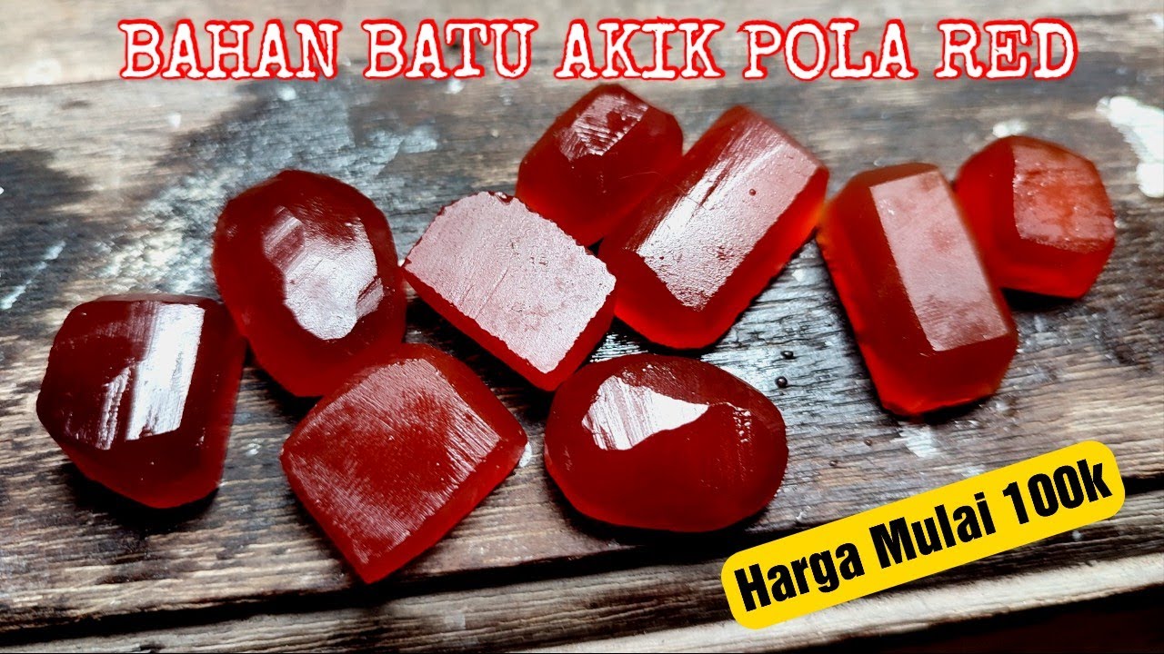 POLAAN BATU AKIK RED RAFLESIA HARGA BULAN TUA NIH MULAI DARI 100K - YouTube
