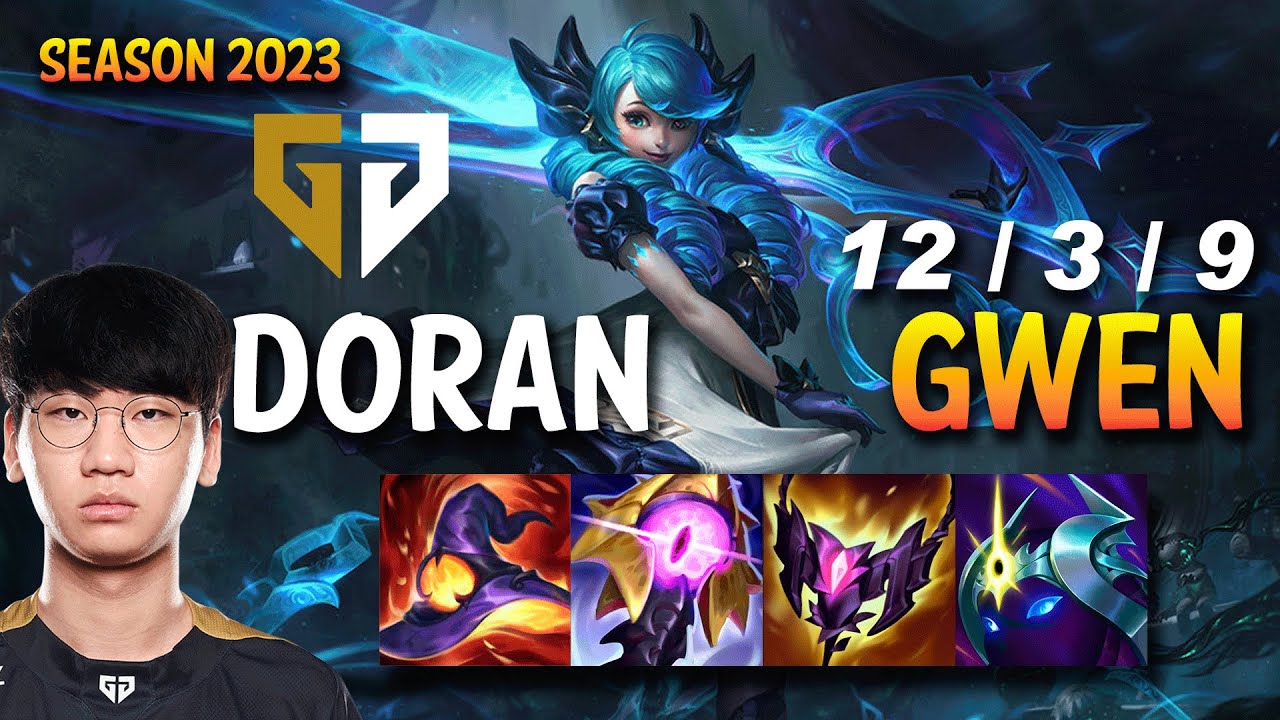 GEN Doran GWEN vs SION Top - KR Ranked - YouTube