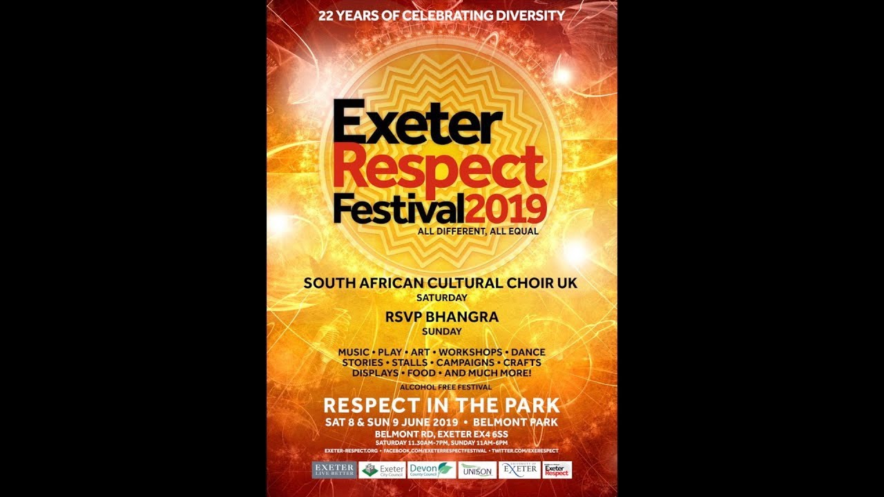 The Exeter Respect Festival 2019 is launched - YouTube