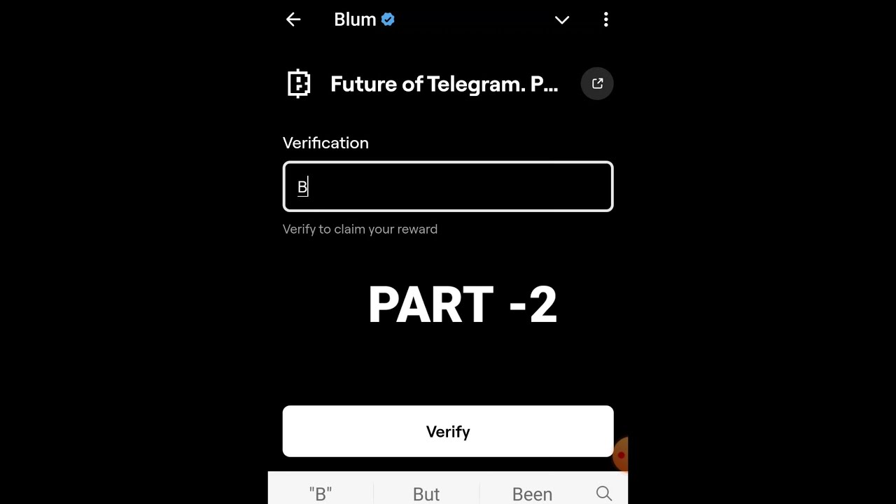 Future of Telegram. Part 2 Blum Code | Blum Code Future of Telegram ...