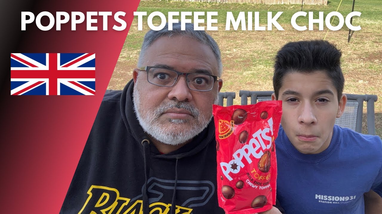 American Try British Toffee | Poppets | Snack Review - YouTube