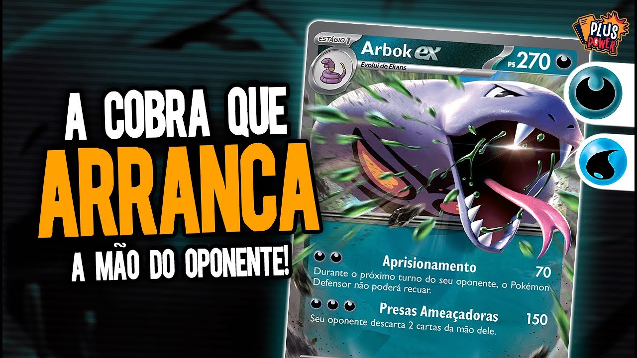 Arbok ex REMOVE A MÃO do oponente! - DECK DE CARTA POKEMON TCG (Pokémon ...