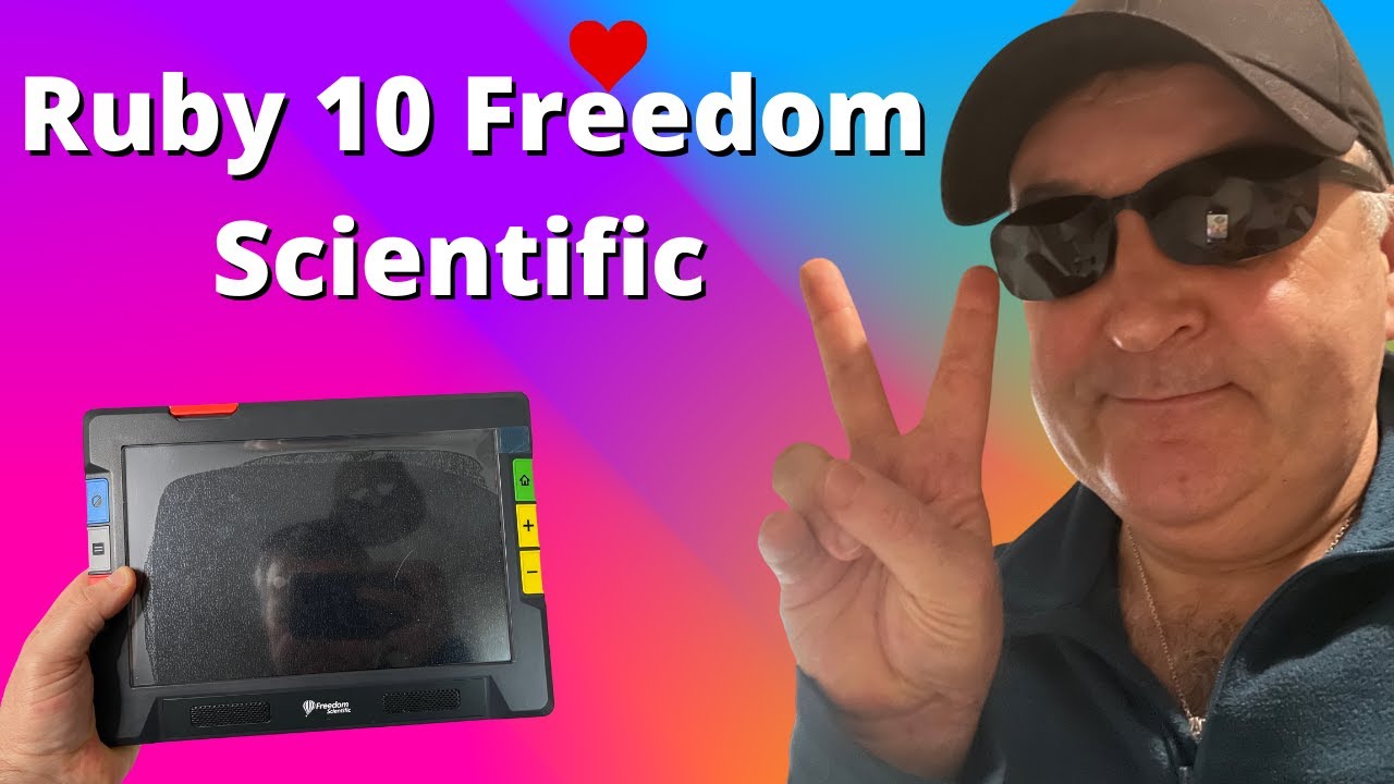 Ruby 10 Speech TTS Freedom Scientific : loupe électronique vocale OCR pour malvoyants - YouTube