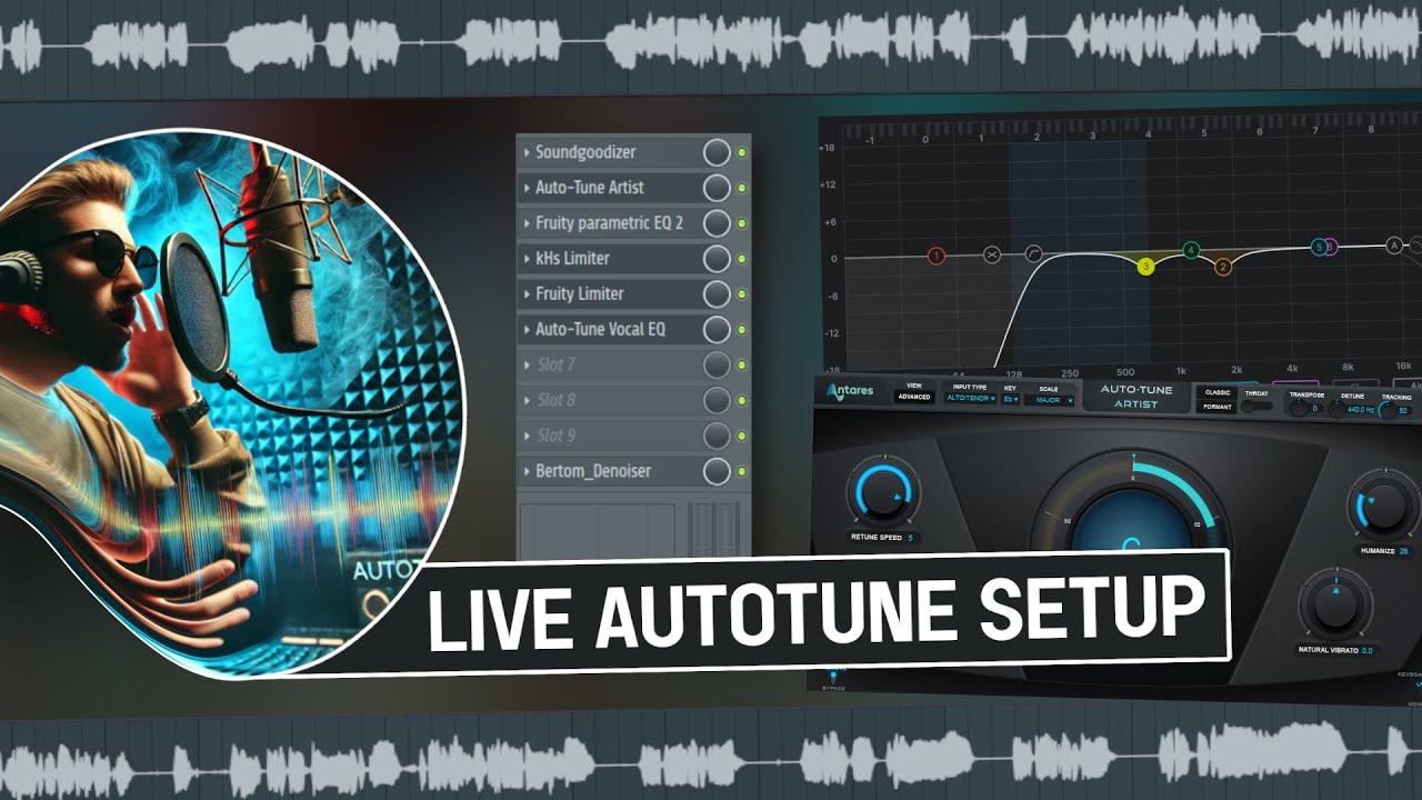 RECORDING LIVE VOCALS with Autotune Antares [settings +free FL preset] - YouTube