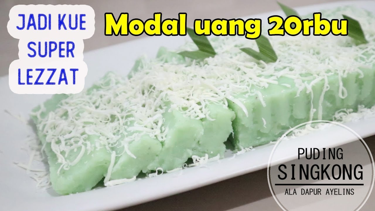 PUDING SINGKONG / AGAR AGAR SINGKONG - YouTube